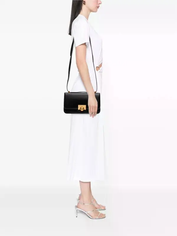 Bottega Veneta 2012-2026 Leather Bv Classic Crossbody Bag - Black