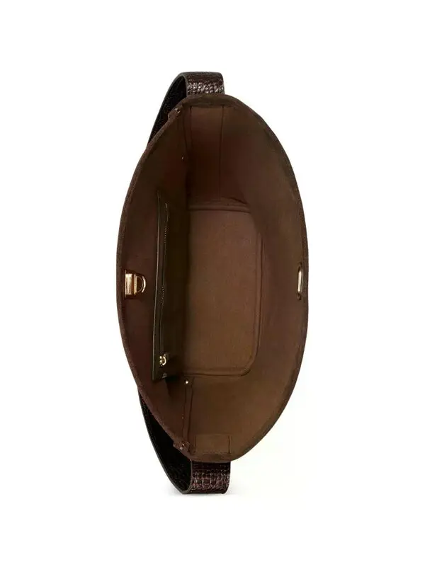 Tory Burch Lock Suede Slim Bucket Bag