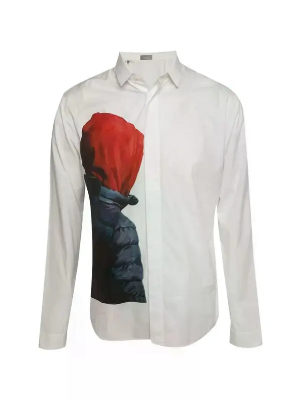 Dior Graphic-print Button-up Shirt