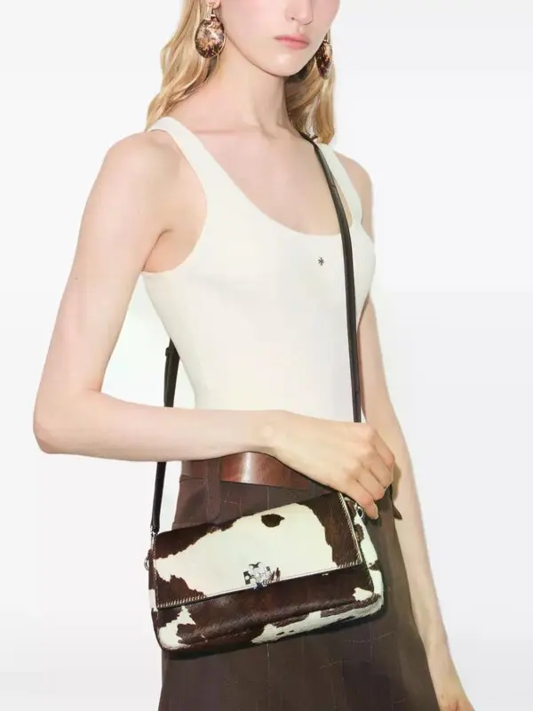 Tory Burch Small Charlie Calf-hair Shoulder Bag