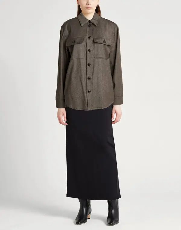 DRUMOHR Shirt Size Virgin Wool, Elastane