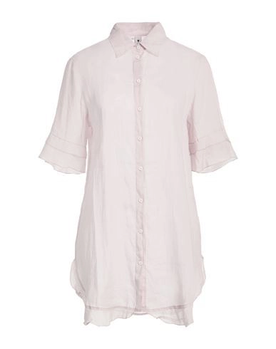 European Culture Ramie Long Shirt - Lilac