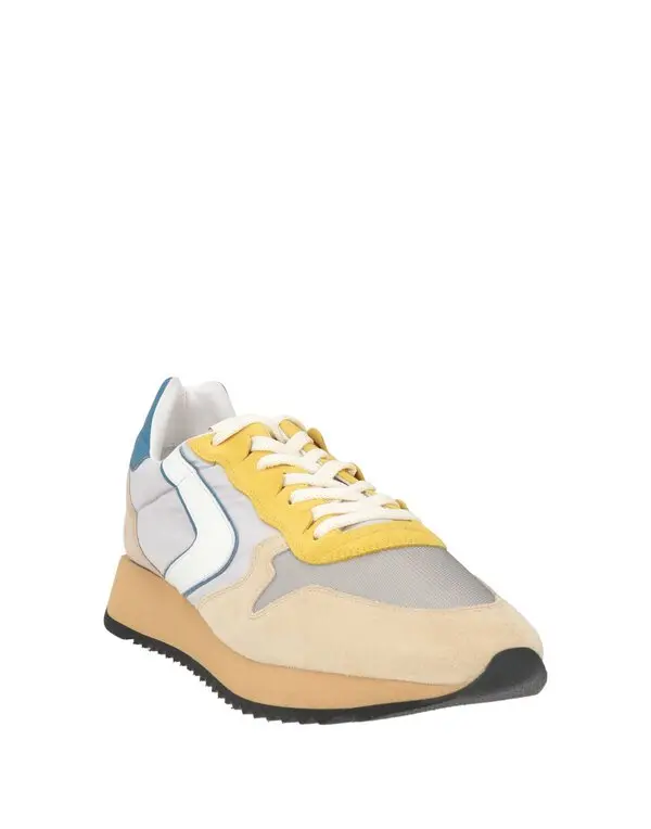 VALSPORT Sneakers Size Leather, Textile Fibers