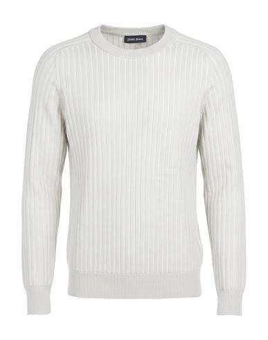 Herno Cotton Blend Ribbed Sweater - Grey