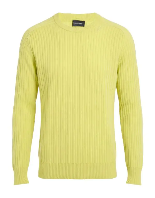 Herno Sweater Size Cotton, Polyamide, Polyester, Elastane - Yellow