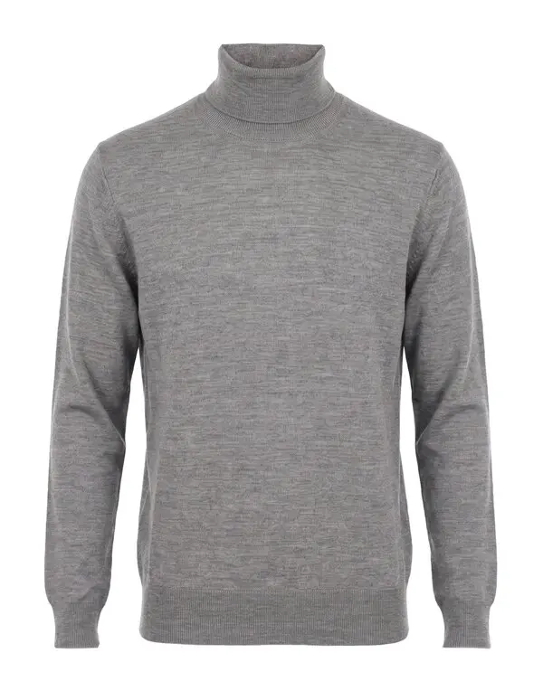 MAISON MARGIELA Turtleneck Size Acrylic, Virgin Wool, Cow Leather