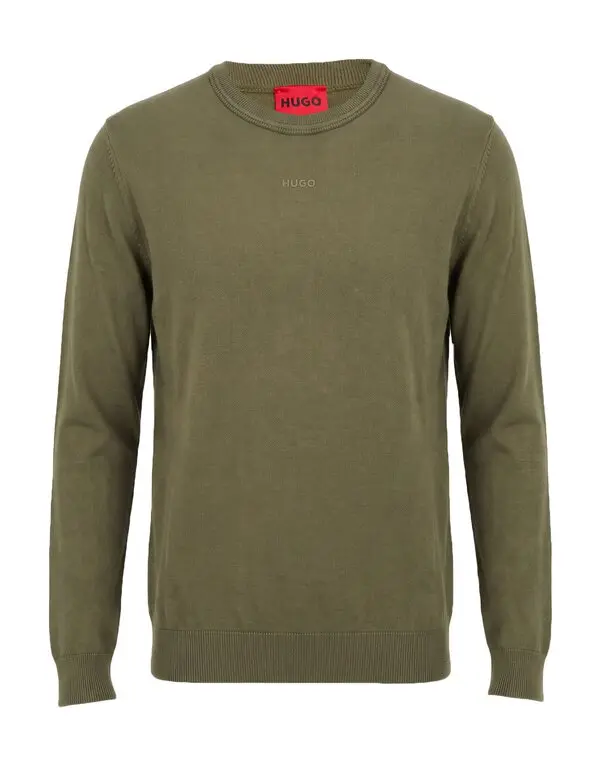 BOSS Sweater Military Size Cotton