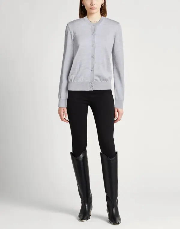 Emporio Armani Virgin Wool Crewneck Cardigan