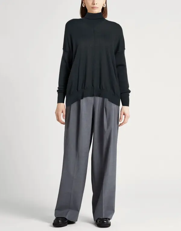 Crossley Turtleneck Charcoal Size Virgin Wool