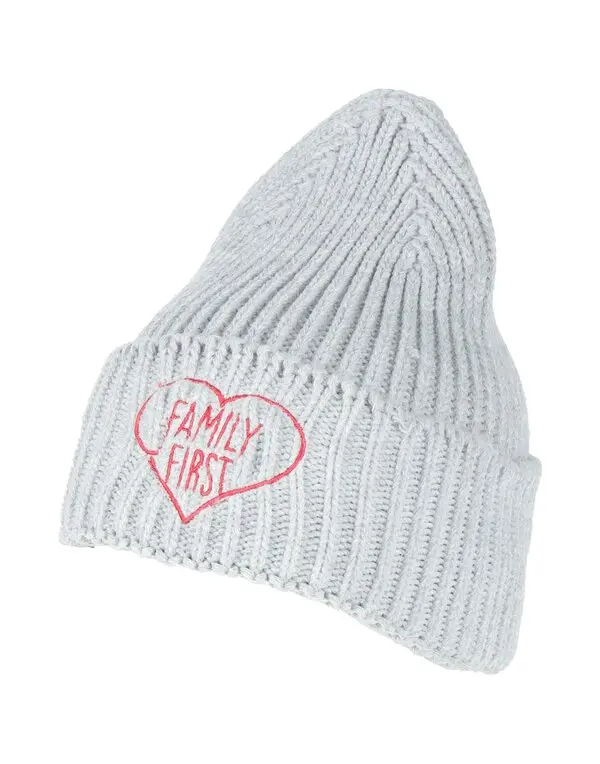 FAMILY FIRST Hat Size Wool, Polyamide, Acrylic - Grey