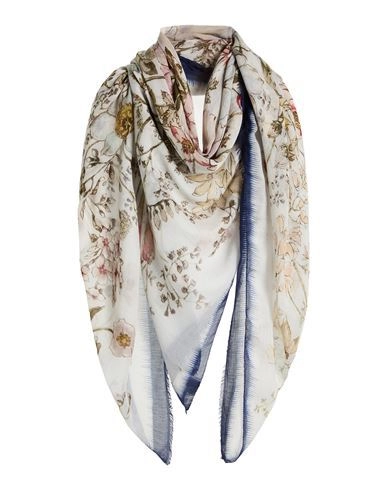 Faliero Sarti Scarf Rayon, Modal, Polyester, Cashmere - White