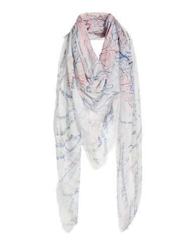 Faliero Sarti Scarf Modal, Cashmere - White