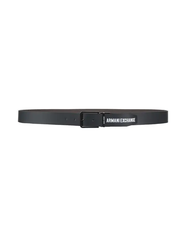 Armani Exchange Belt Midnight Size Cow Leather