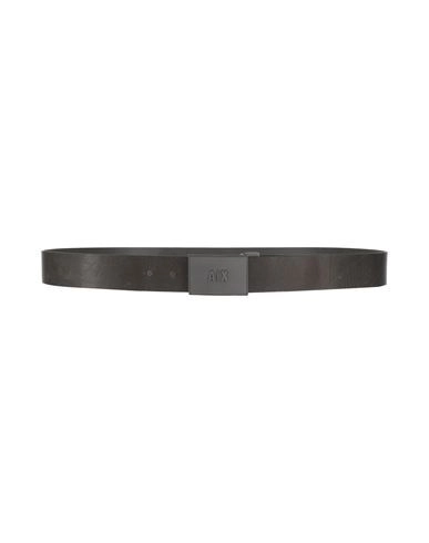 Armani Exchange Belt Charcoal Size Cow Leather