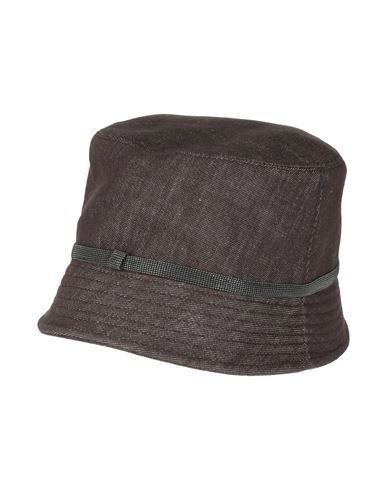 Brunello Cucinelli Hat Dark Size Cotton, Brass