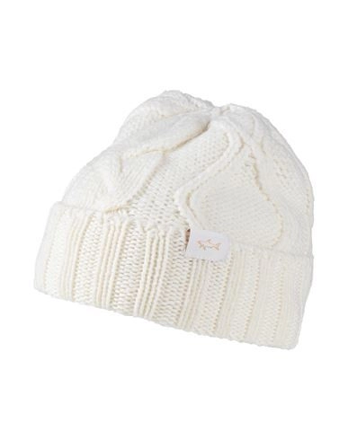 Paul & Shark Hat Ivory Size Virgin Wool
