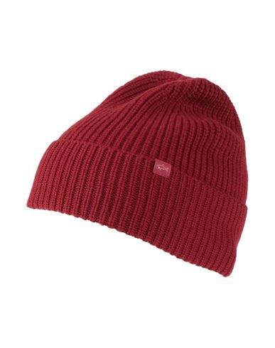 Paul & Shark Hat Burgundy Size Virgin Wool, Cashmere - Red