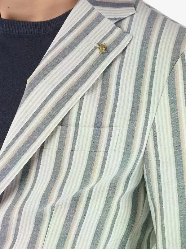Corneliani Striped Single-breasted Blazer