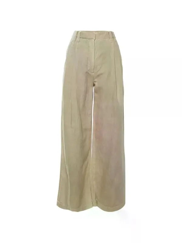 Brunello Cucinelli Pleated Wide-leg Jeans