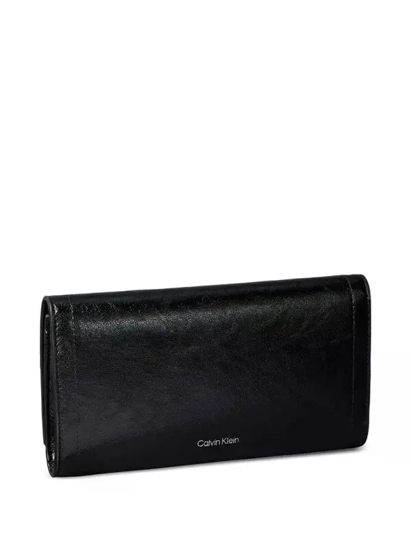 Calvin Klein Logo-plaque Bi-fold Wallet - Black
