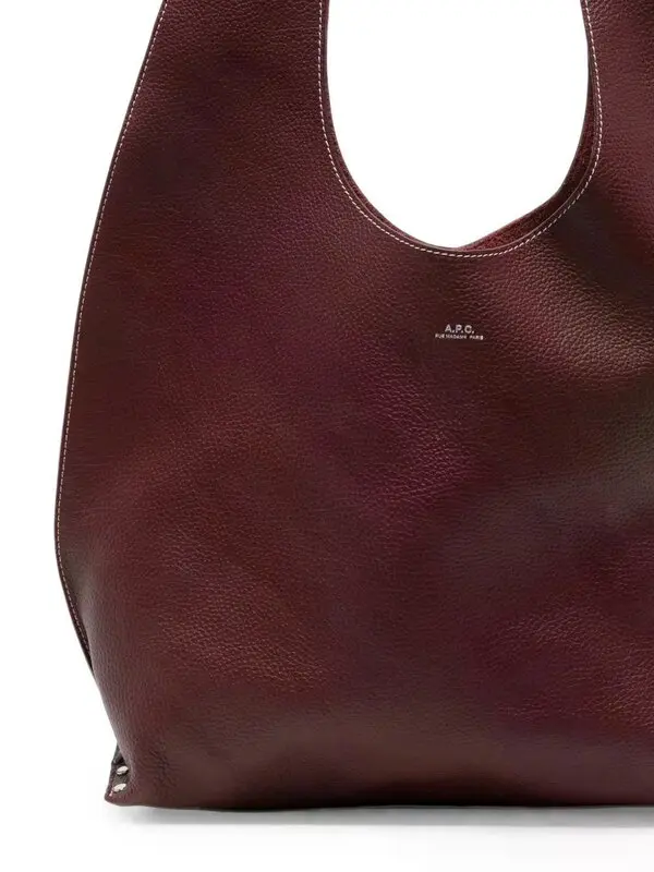 A.p.c. Grainy Leather Shoulder Bag