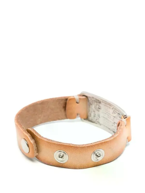 ERALDO Lapis Lazuli Embellished Leather Bracelet