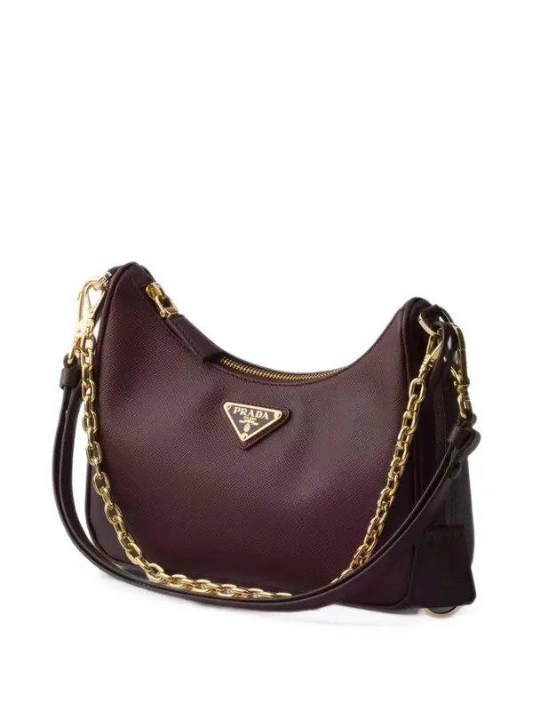 Prada Re-edition Mini Saffiano Leather Bag - Red