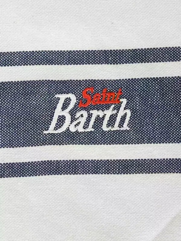 MC2 SAINT BARTH Fouta Fringed-edge Beach Towel