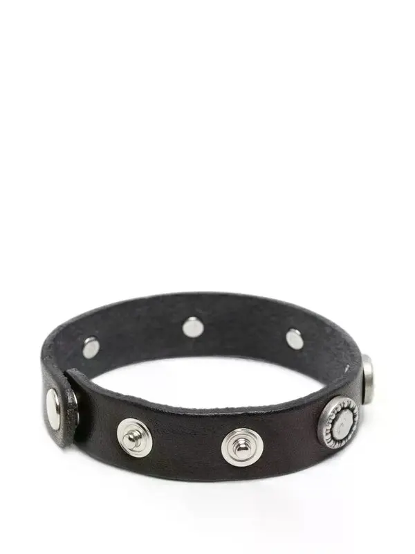 ERALDO Stud-embellished Leather Bracelet