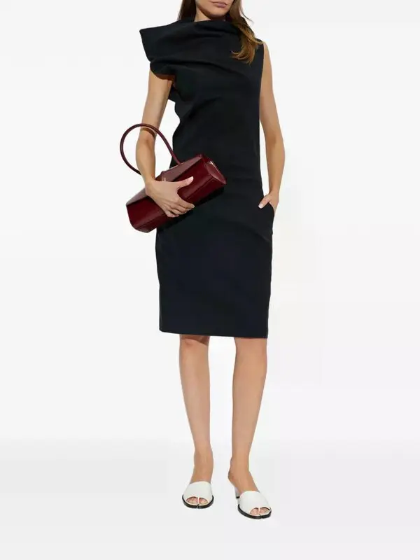 Issey Miyake Sleeveless Pocket Midi Dress