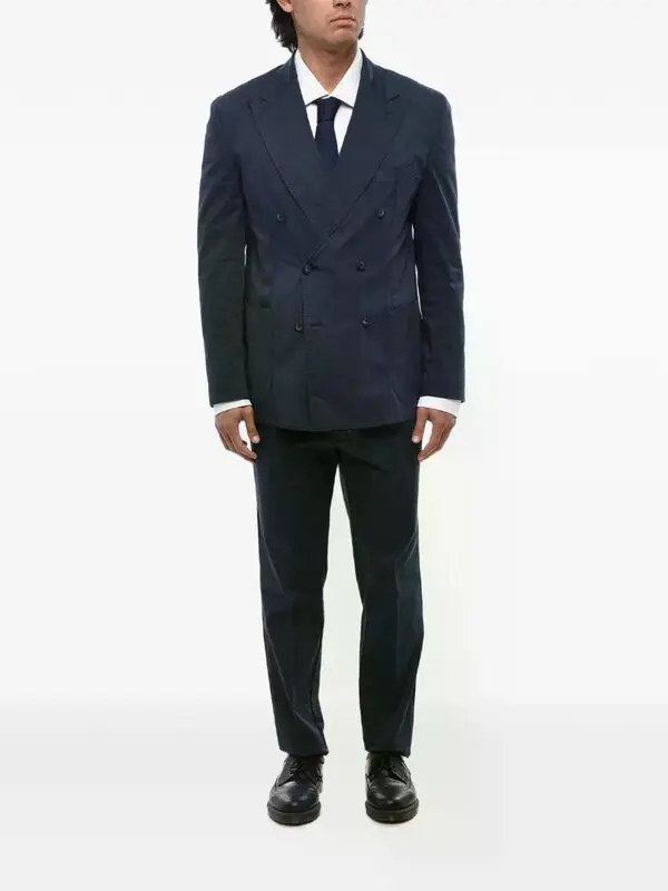 Corneliani Double-breasted Peak-lapel Two Piece Suit