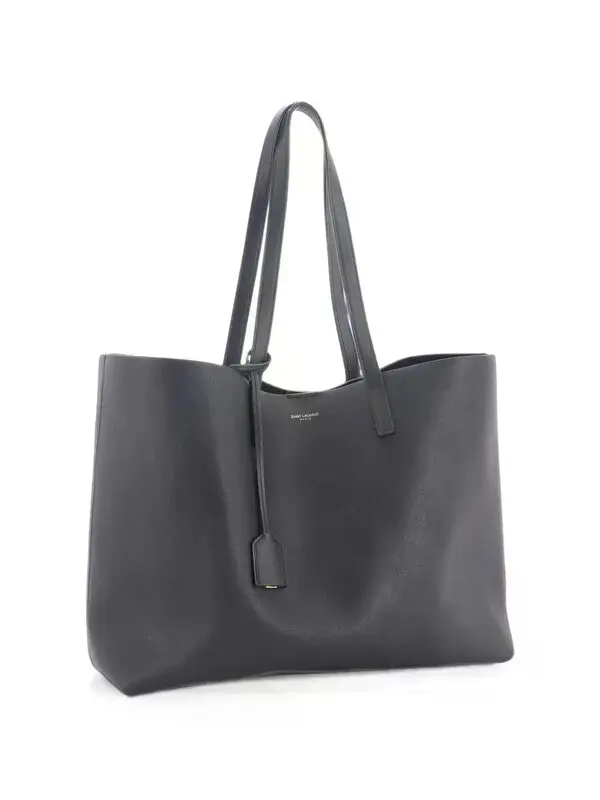 Saint Laurent Shopper Leather Large Tote Bag