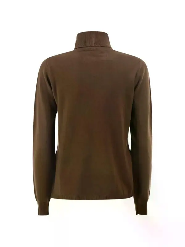 Max Mara Roll-neck Fine-knit Sweater