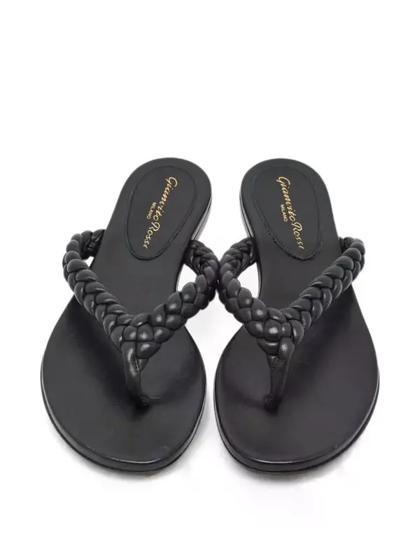 GIANVITO ROSSI Tropea Leather Sandals