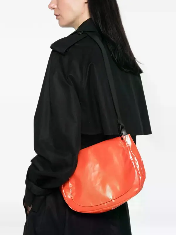 JACK GOMME Nico Glossy-finish Crossbody Bag