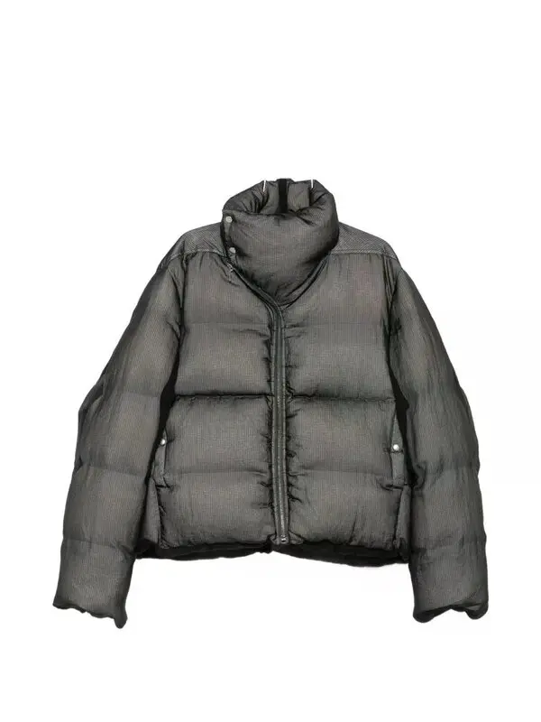 Rick Owens Turtle Funnel-neck Padded Jacket