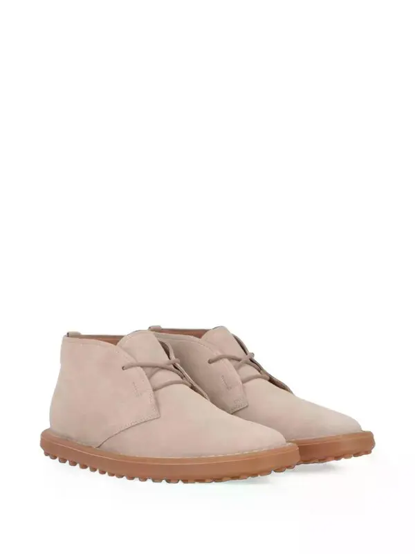 TOD'S Suede Lace-up Sneakers - Neutrals