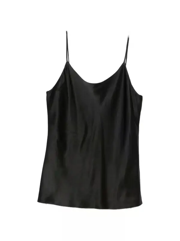 Max Mara Satin Spaghetti-strap Top
