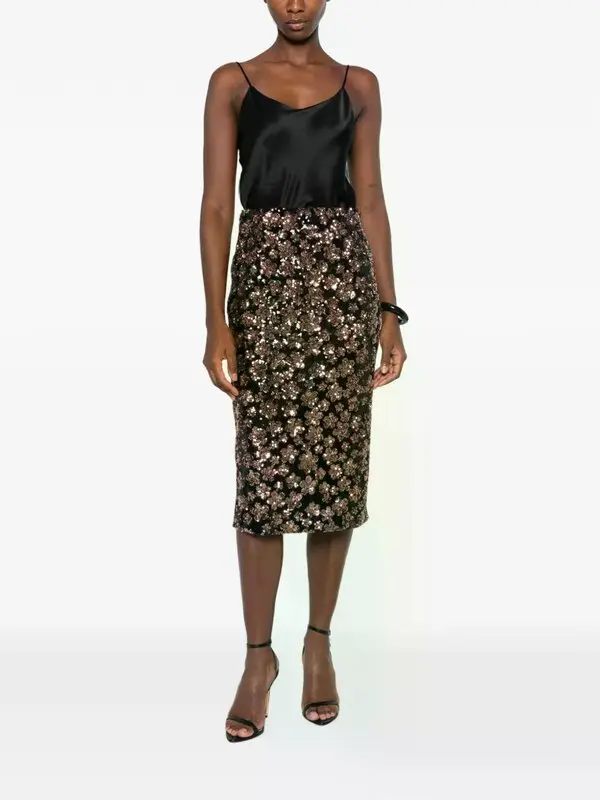 Max Mara Satin Spaghetti-strap Top