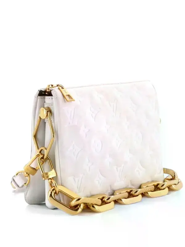 LOUIS VUITTON Coussin Bag Monogram Embossed Lambskin Bb Crossbody Bag