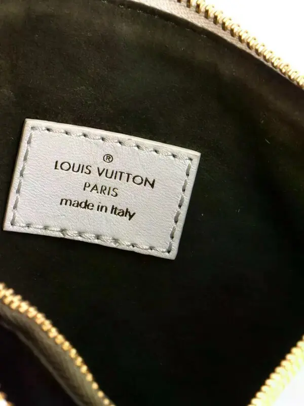 LOUIS VUITTON Coussin Monogram Embossed Lambskin Bb Crossbody Bag - White