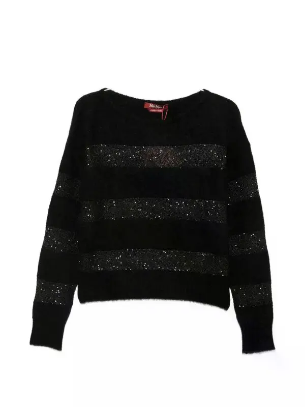 Max Mara Sequin-embellished Sweater