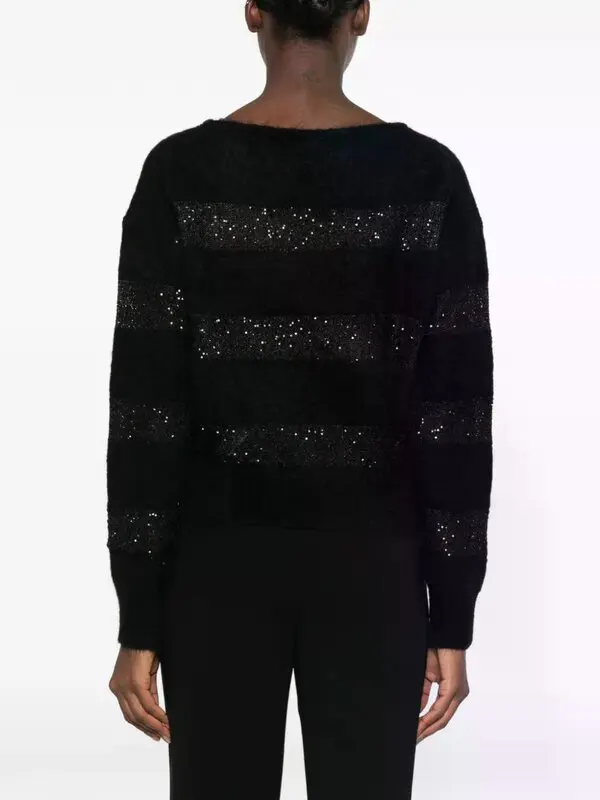 Max Mara Sequin-embellished Sweater