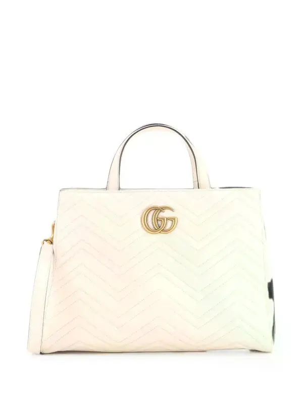 Gucci Gg Marmont Matelasse Leather Medium Tote Bag