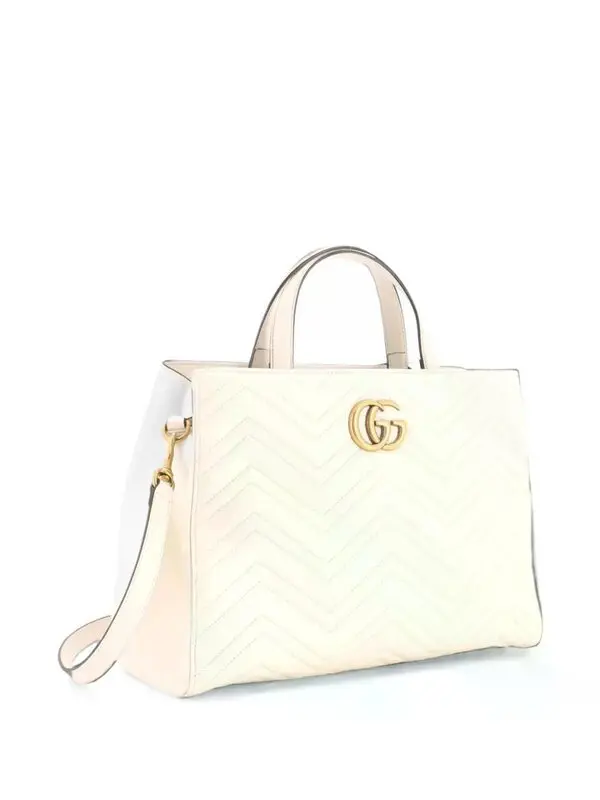 Gucci Gg Marmont Matelasse Leather Medium Tote Bag