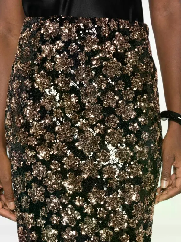 Max Mara Sequin-embellished Midi Skirt