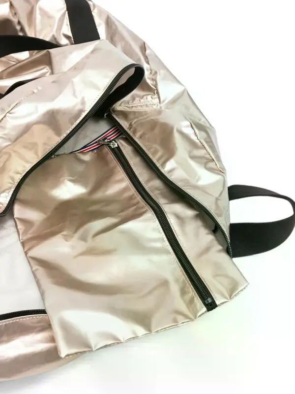 JACK GOMME Metallic-finish Travel Bag