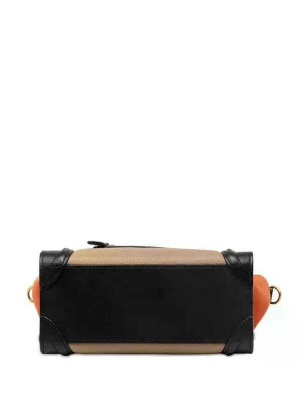 Celine Nano Luggage Tote Satchel - Brown