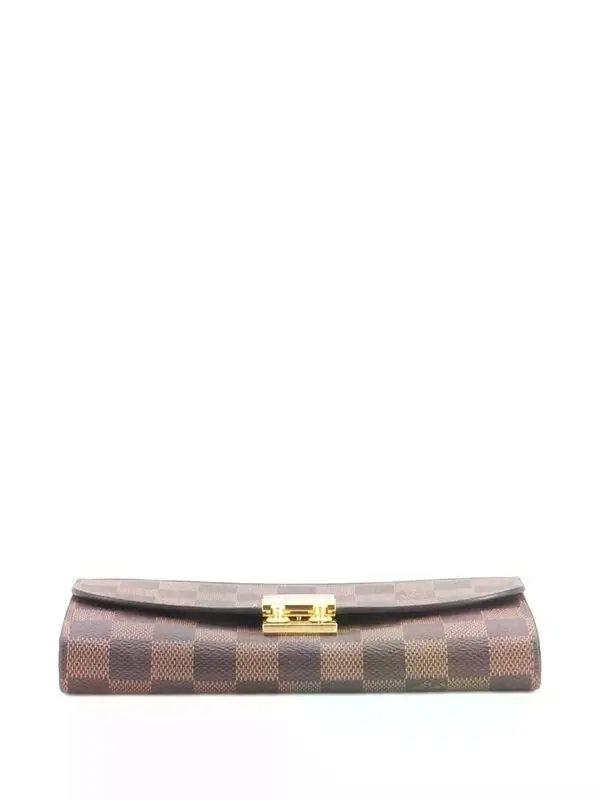 LOUIS VUITTON Croisette Chain Wallet Damier Crossbody Bag