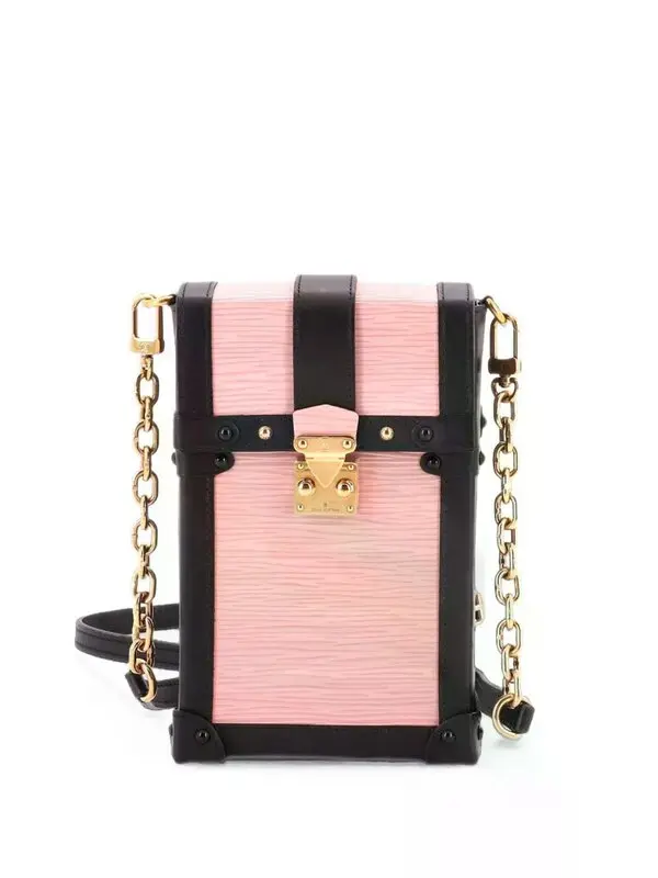 LOUIS VUITTON Vertical Trunk Pochette Epi Leather Travel Bag - Pink